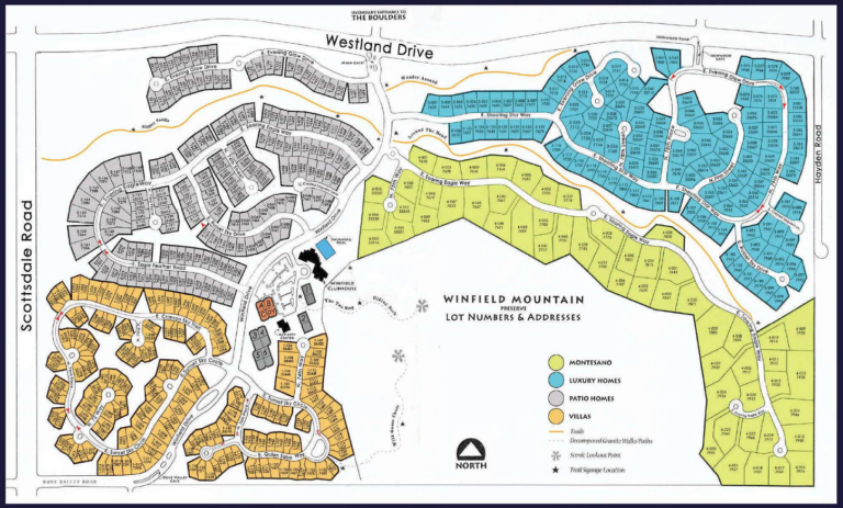 Winfield Subdivision Map